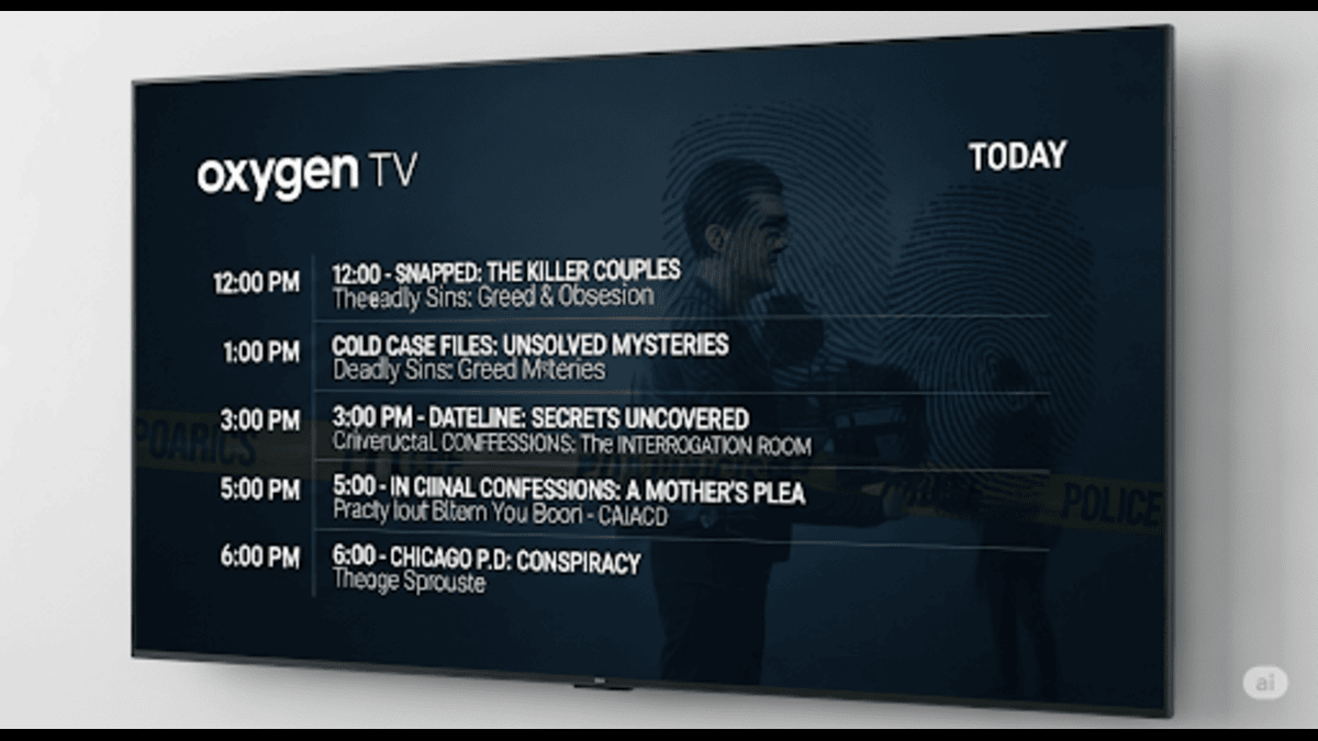 Oxygen TV Schedule: Your Guide to Crime, Mystery, and True Stories